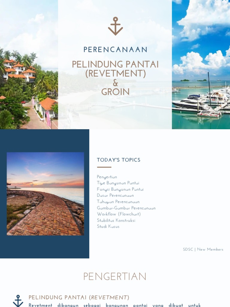 REVETMENT DAN GROIN UNTUK PERLINDUNGAN PANTAI | PDF