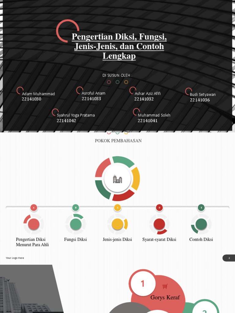 Presentasi Tentang Diksi PDF | PDF