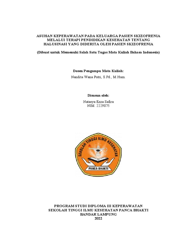 Done - Makalah Resume KTI Natasya Ezza Safira | PDF