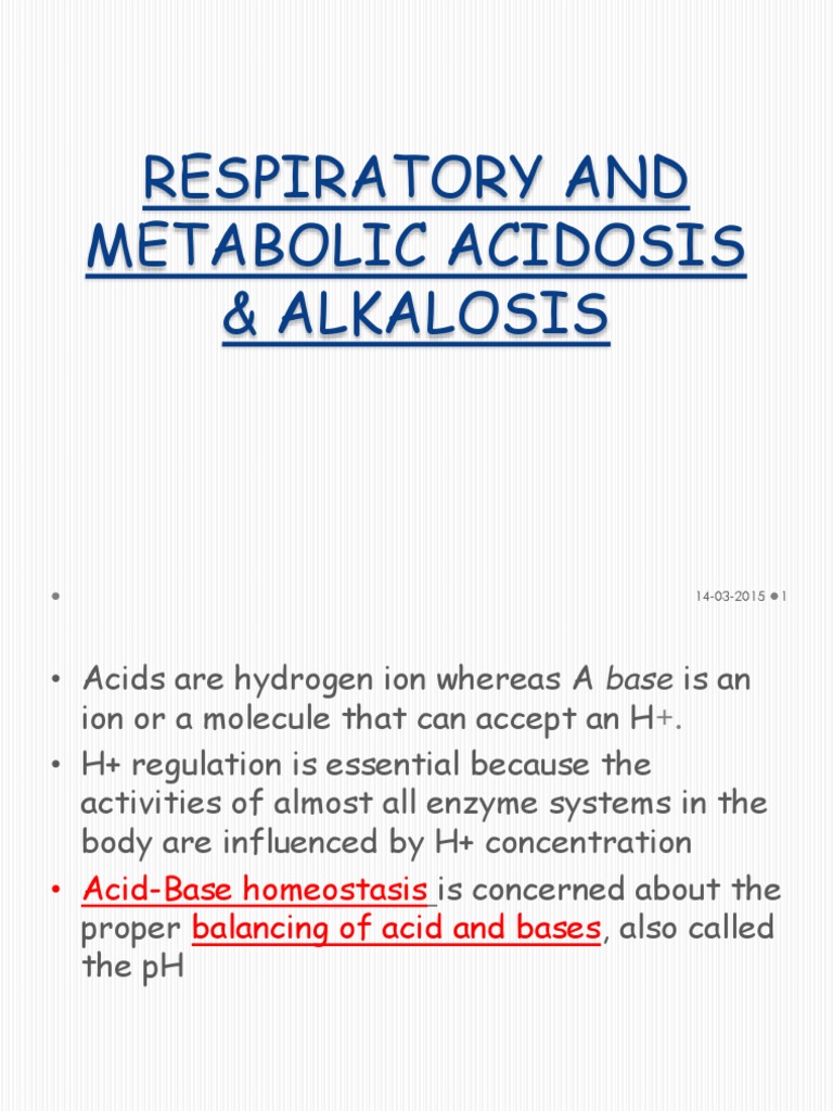 7 Acidosis and Alkalosis | PDF | Respiratory System | Buffer Solution