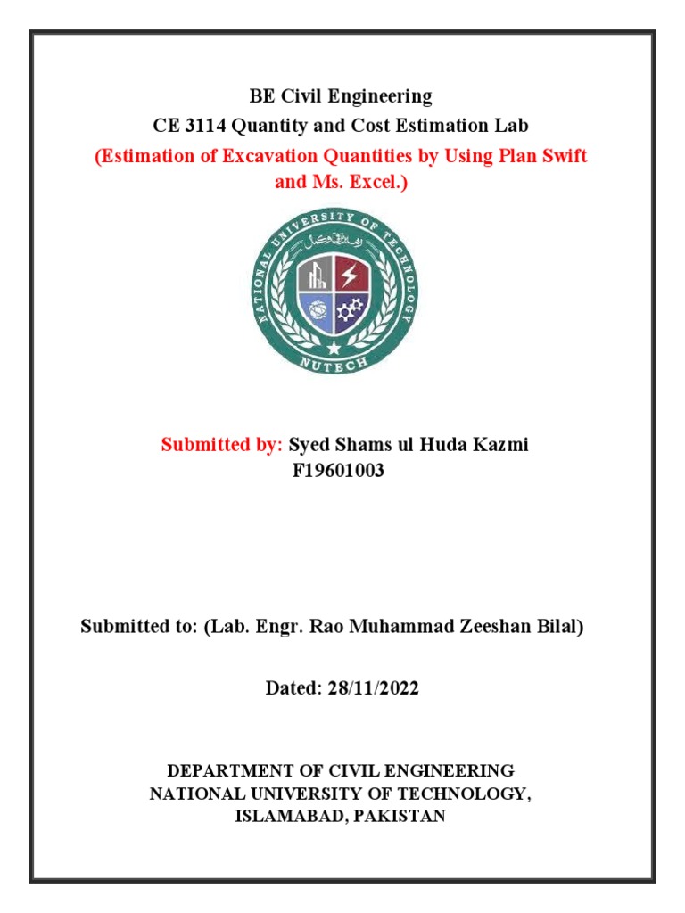 Shams 1Q Lab Report | PDF | Area | Data