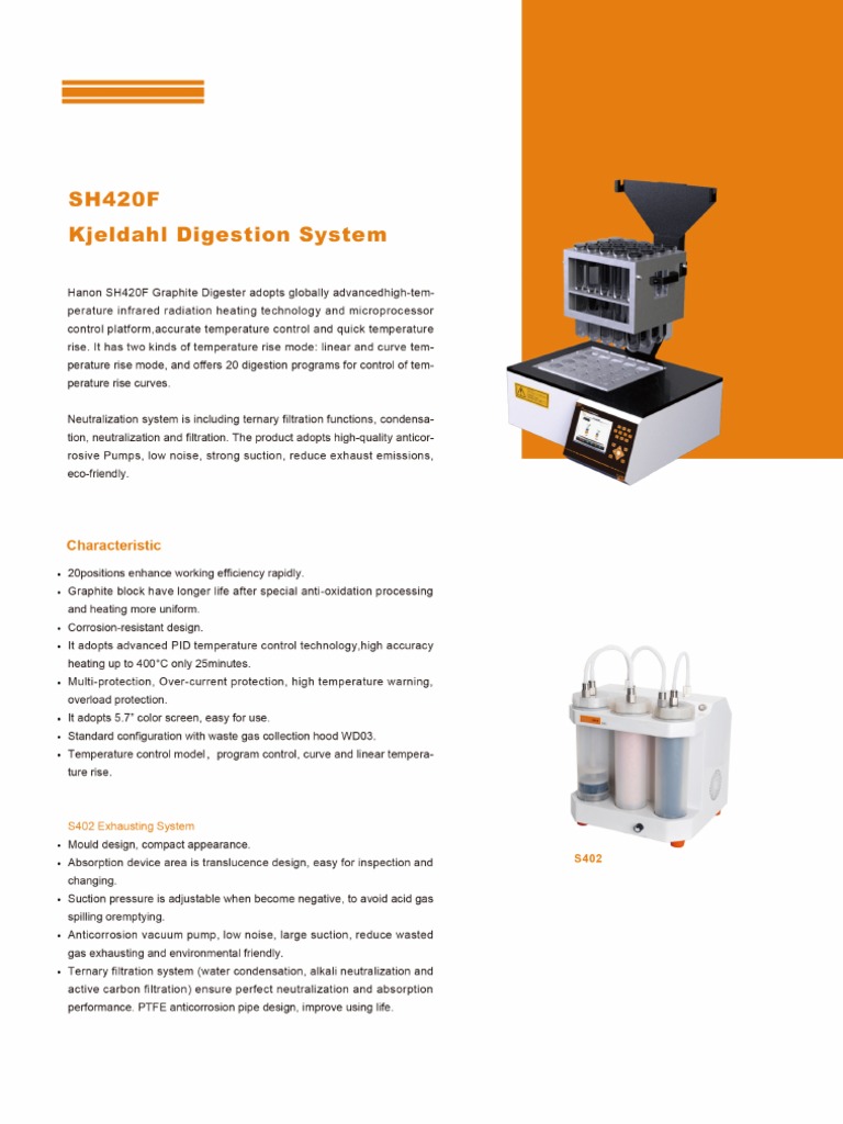 SH420F Graphite Digester | PDF
