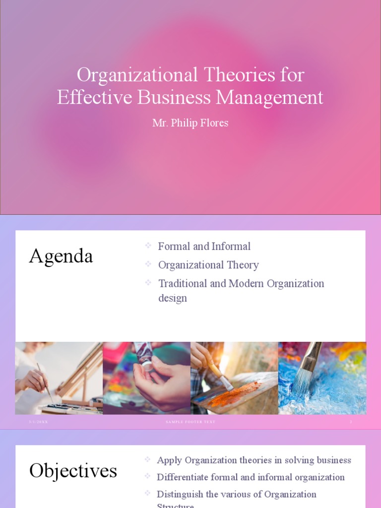 Organizational Theories For Effective Business Management | PDF ...