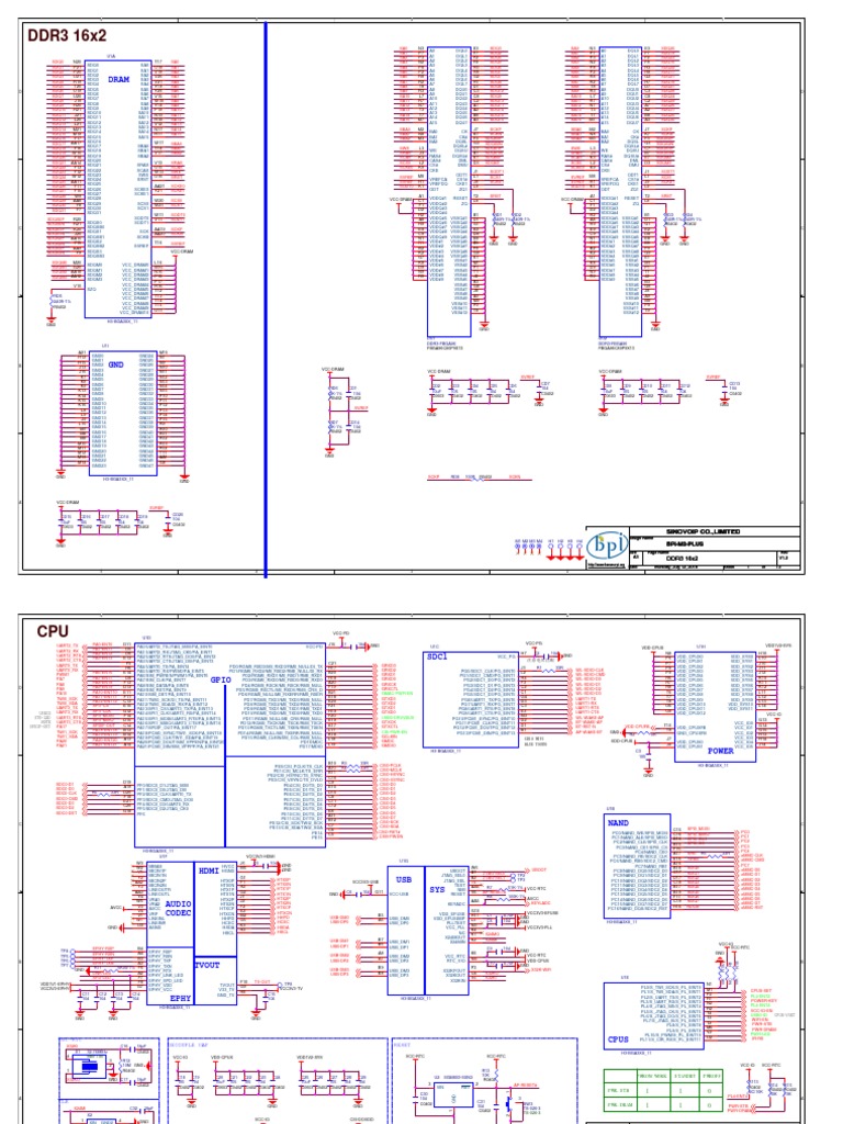 Banana Pi BPI-M2+ V1 - 2 Schematic Diagram | PDF