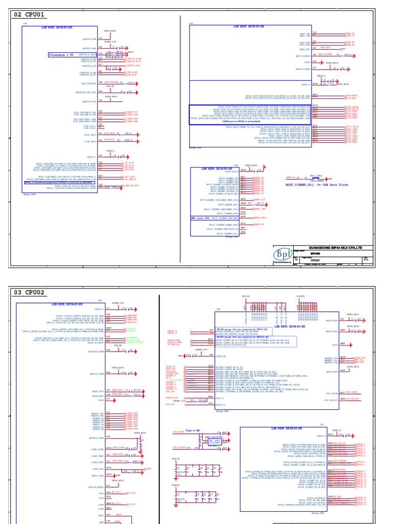 BPI-M5 CPU Pin Configuration Guide | PDF