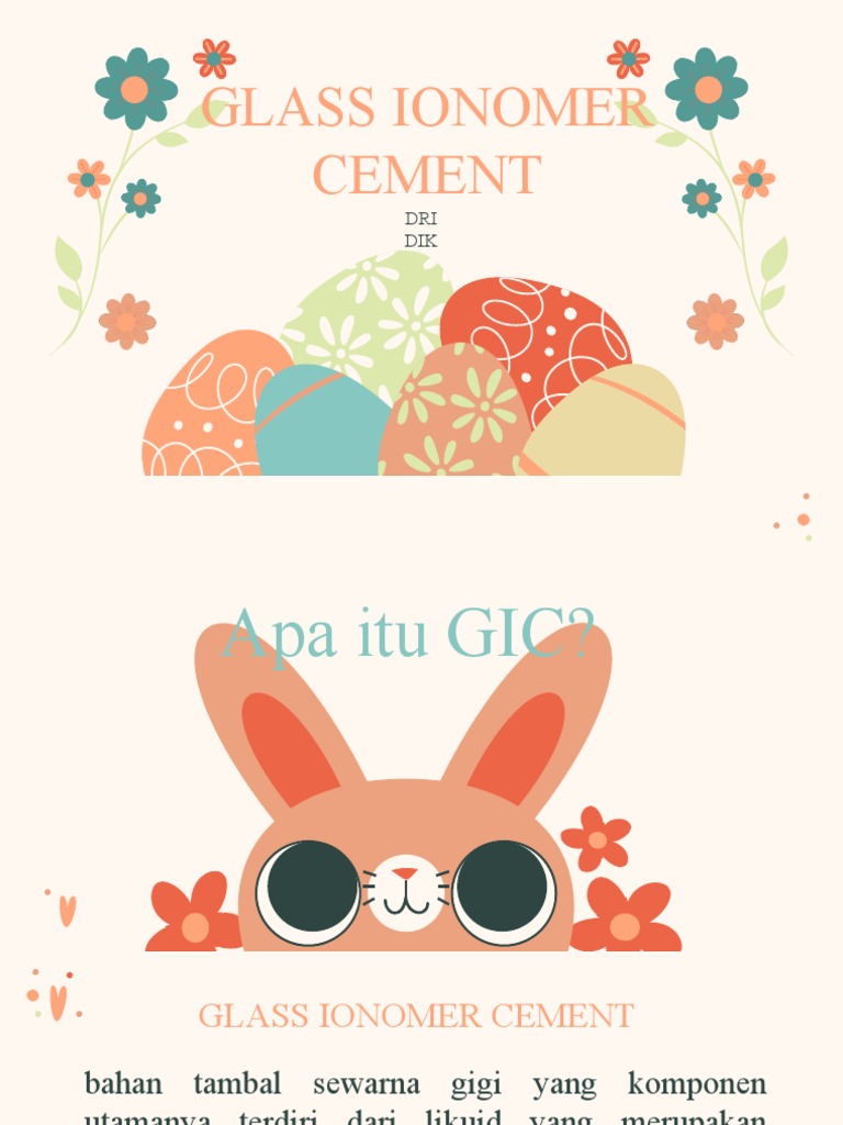 Panduan Glass Ionomer Cement | PDF