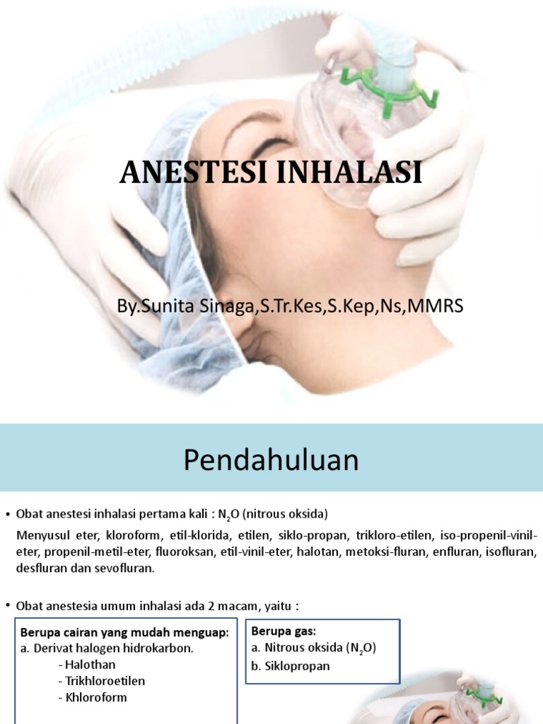Anestesi Inhalasi | PDF