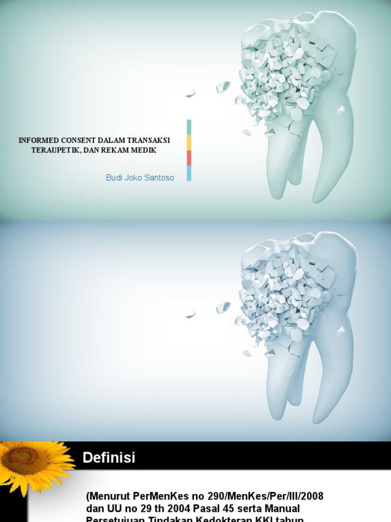 Informed Consent dan Rekam Medik Terapi | PDF