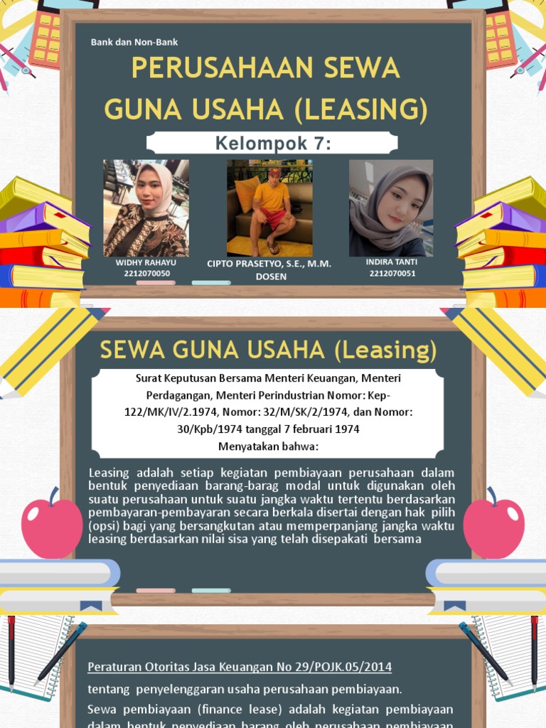 Perusahaan Sewa Guna (Leasing) | PDF
