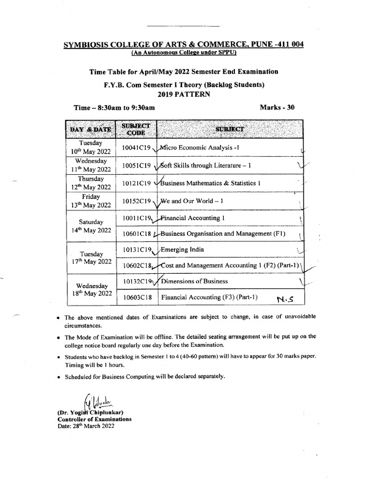 FYBCOM - Sem 1 - April 2022 - 2019 Pattern | PDF
