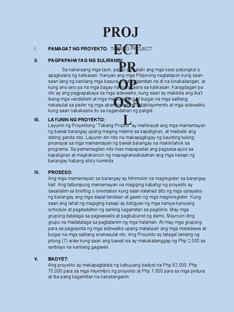 Project Proposal Sample | PDF