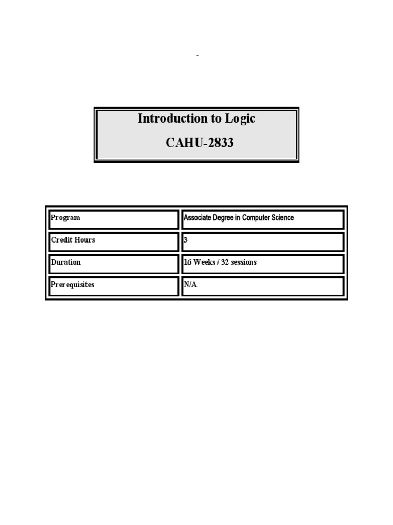 Introduction To Logic | PDF | Logic | Reason
