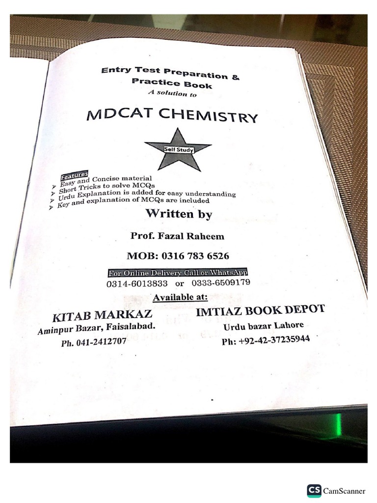 Zayan Publisher Chemistry Mdcat Book | PDF