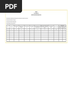 Muster Roll Format for Construction Work | PDF