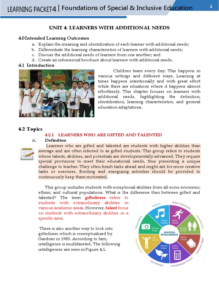 Understanding Learners with ASD | PDF | Autism Spectrum | Intellectual ...