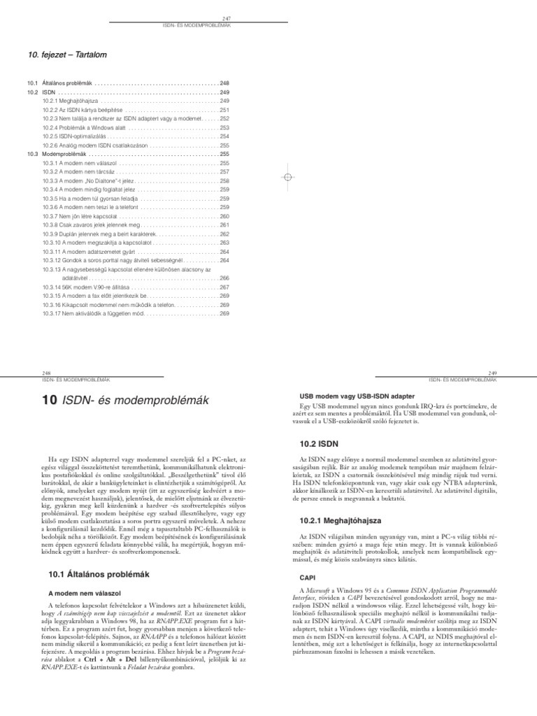 10 Isdn Modemproblémák | PDF