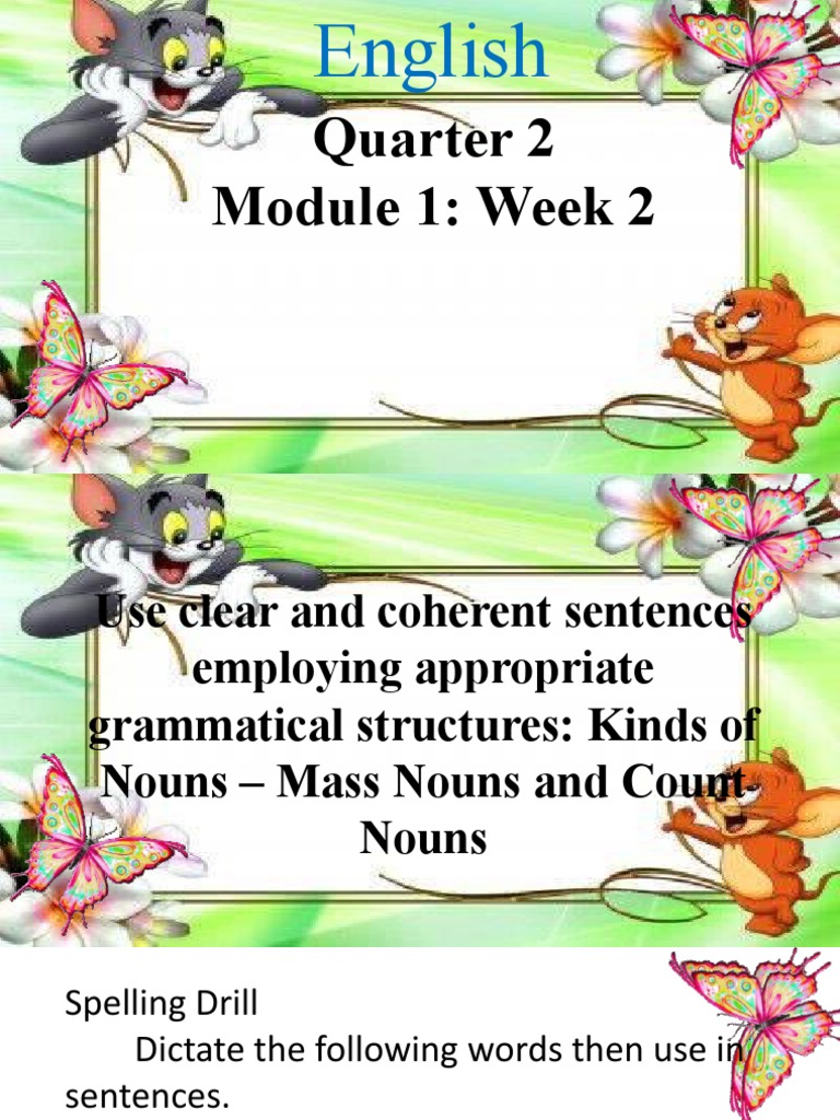 English Week 3 Q2 | PDF | Noun | Morphology
