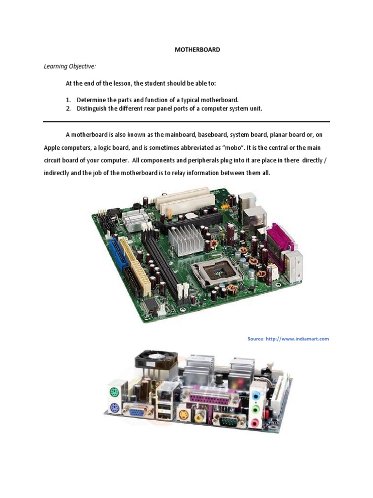 4 Motherboard | PDF | Bios | Electrical Engineering