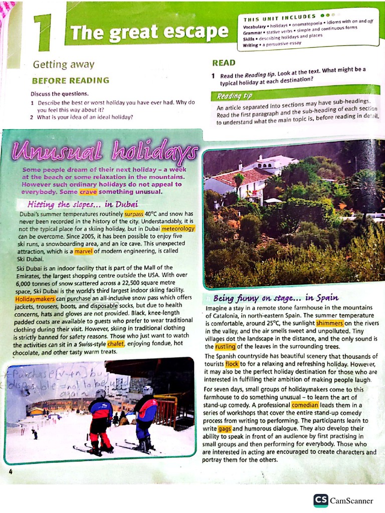 Aim High 5 SB U.1 | PDF