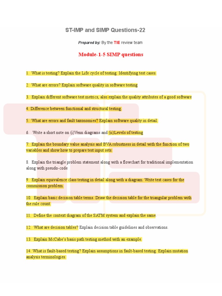 Software Testing Question Paper 2022 | PDF | Software Testing | Software