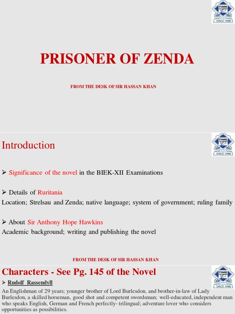 Prisoner of Zenda | PDF | The Prisoner Of Zenda