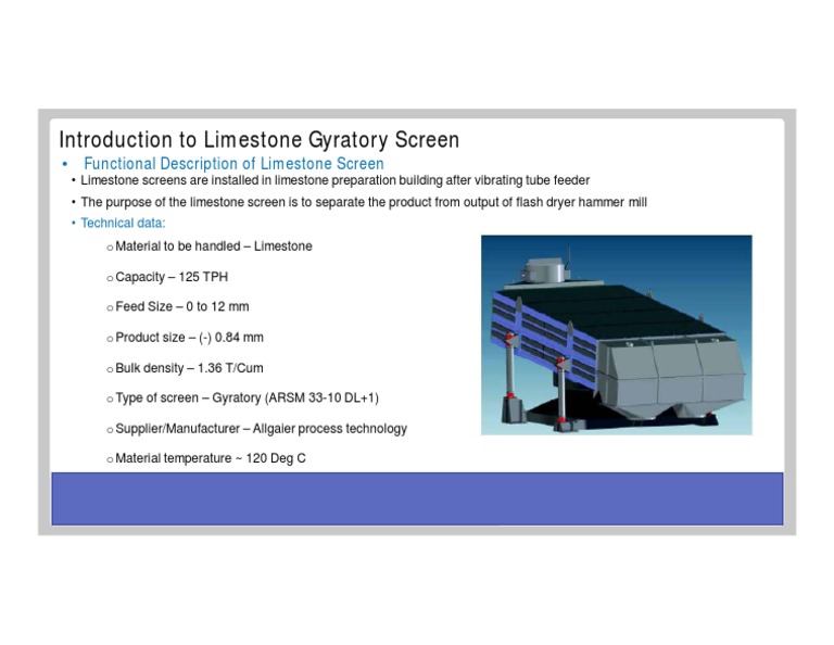 Gyratory Screen - Limestone | PDF