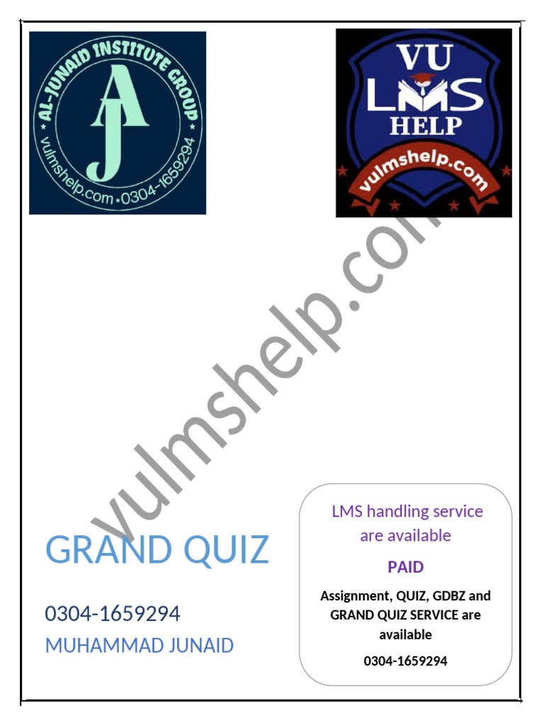 CS605 Grand Quiz by Junaid | PDF | Conceptual Model | Computer Program CS605 Grand Quiz by Junaid | PDF | Conceptual Model | Computer Program