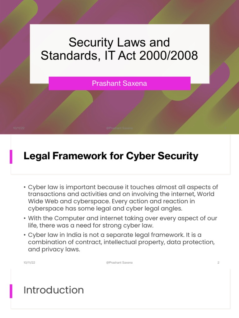 Cyber Law | Download Free PDF | Cybercrime | Computer Data Storage
