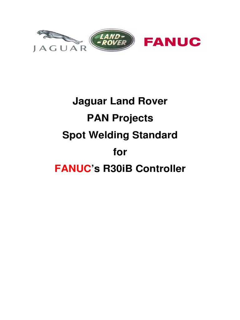 FANUC's Standard Spot Welding Programming (Version 2.0) | PDF