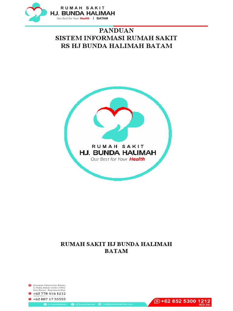 Panduan Integrasi SIMRS RS HJ Bunda Halimah | PDF
