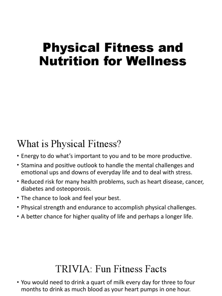 Physical Fitness & Nutrition Guide | PDF | Nutrients | Carbohydrates