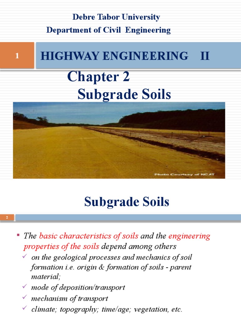 Chap 4 Subgradesoil | PDF | Silt | Deformation (Engineering)