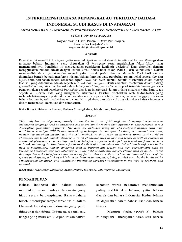 Artikel Interferensi Rayyan | PDF