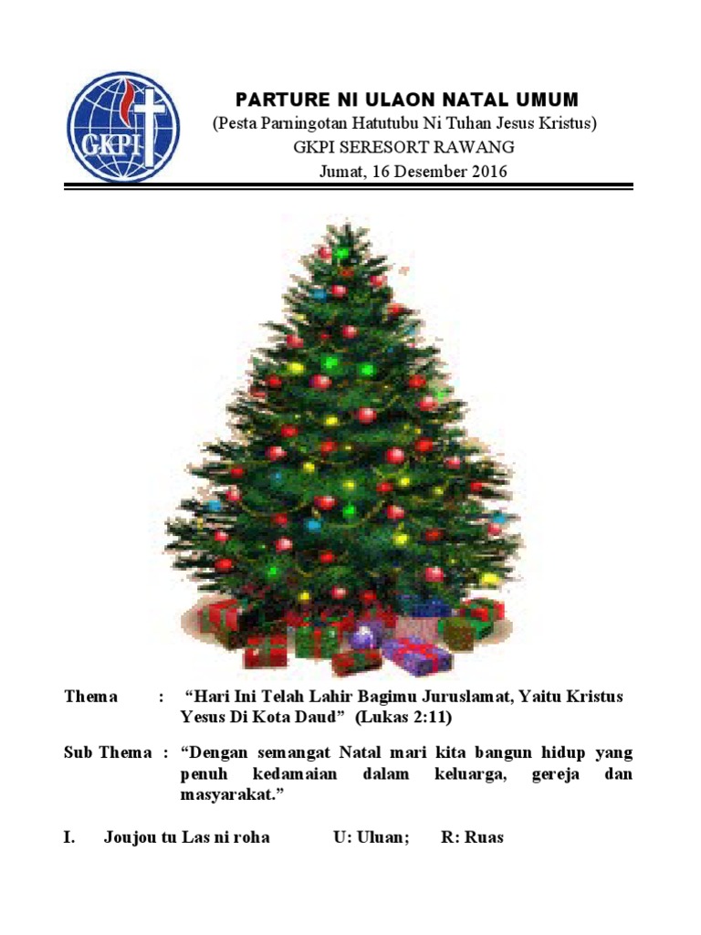 Acara Natal Gkpi Rawang | PDF