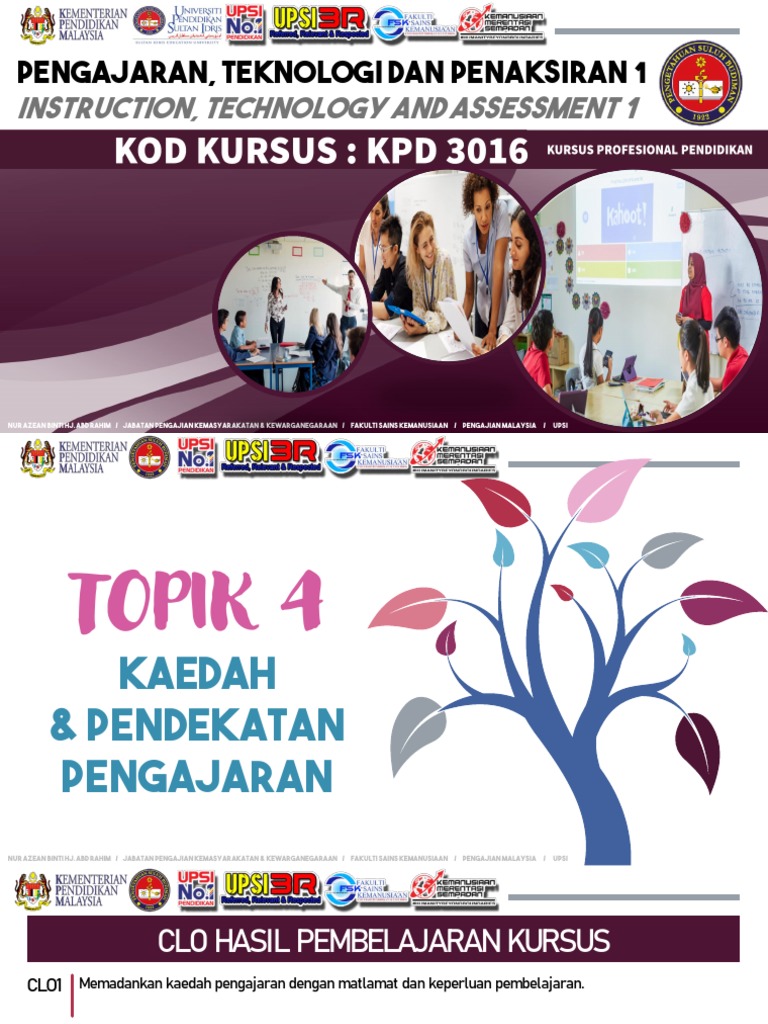 KPD3016 Topik 4 Kaedah Pengajaran | PDF