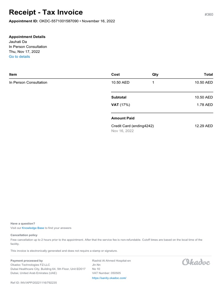 Receipt Tax Invoice 1668590565 | PDF
