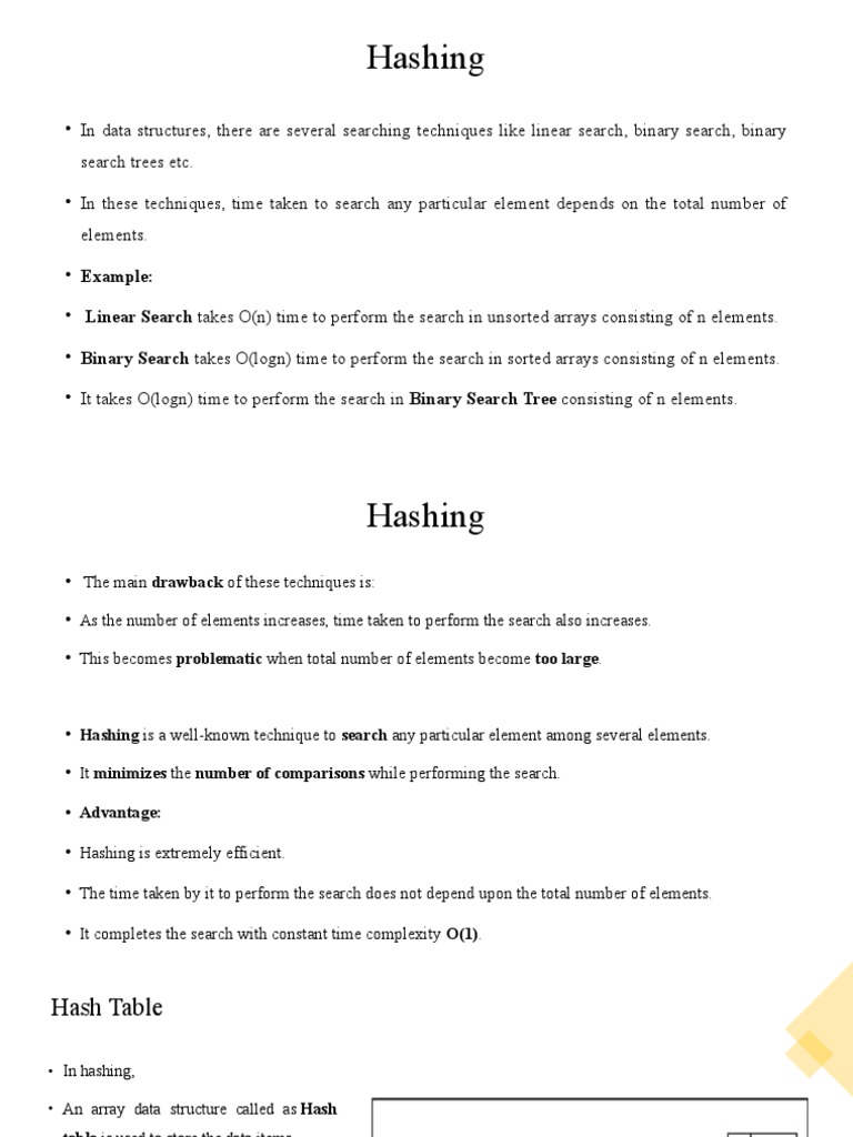 Hashing - 1 | PDF | Theoretical Computer Science | Computing