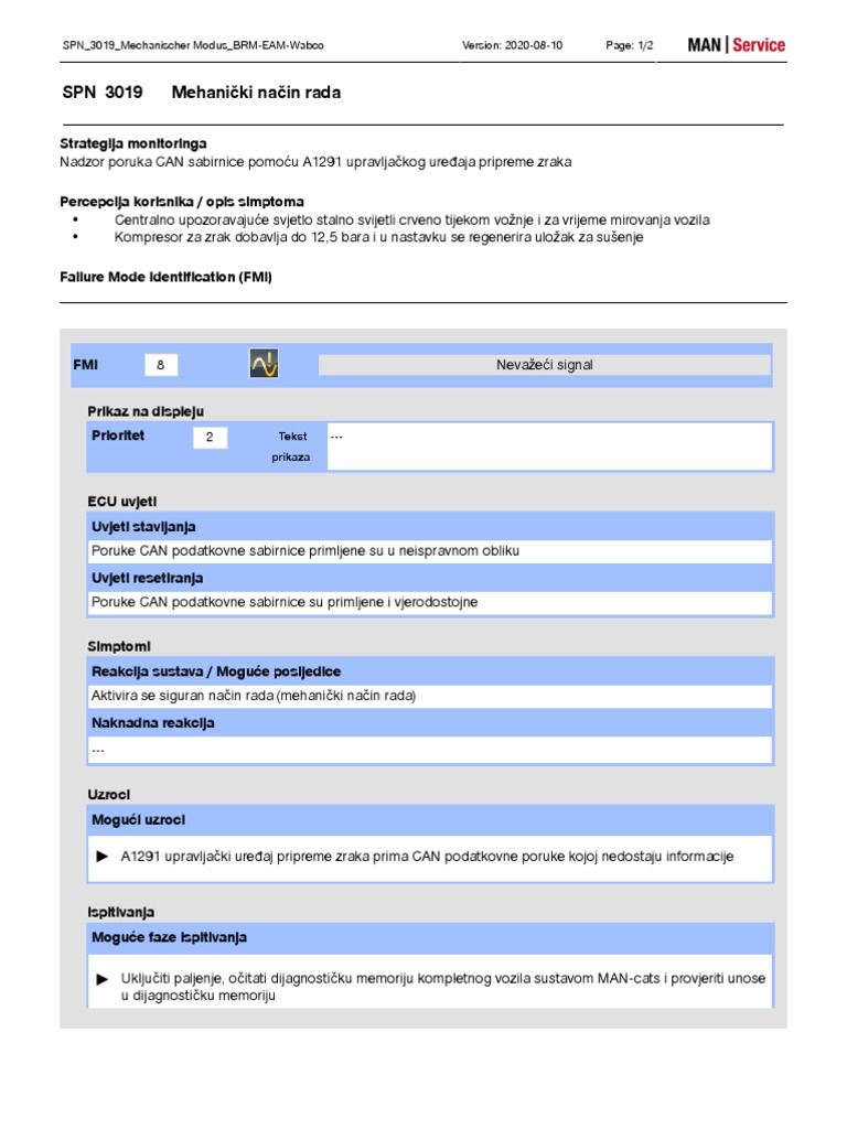 SPN Brm-Eam-Wabco v01 3019 | PDF