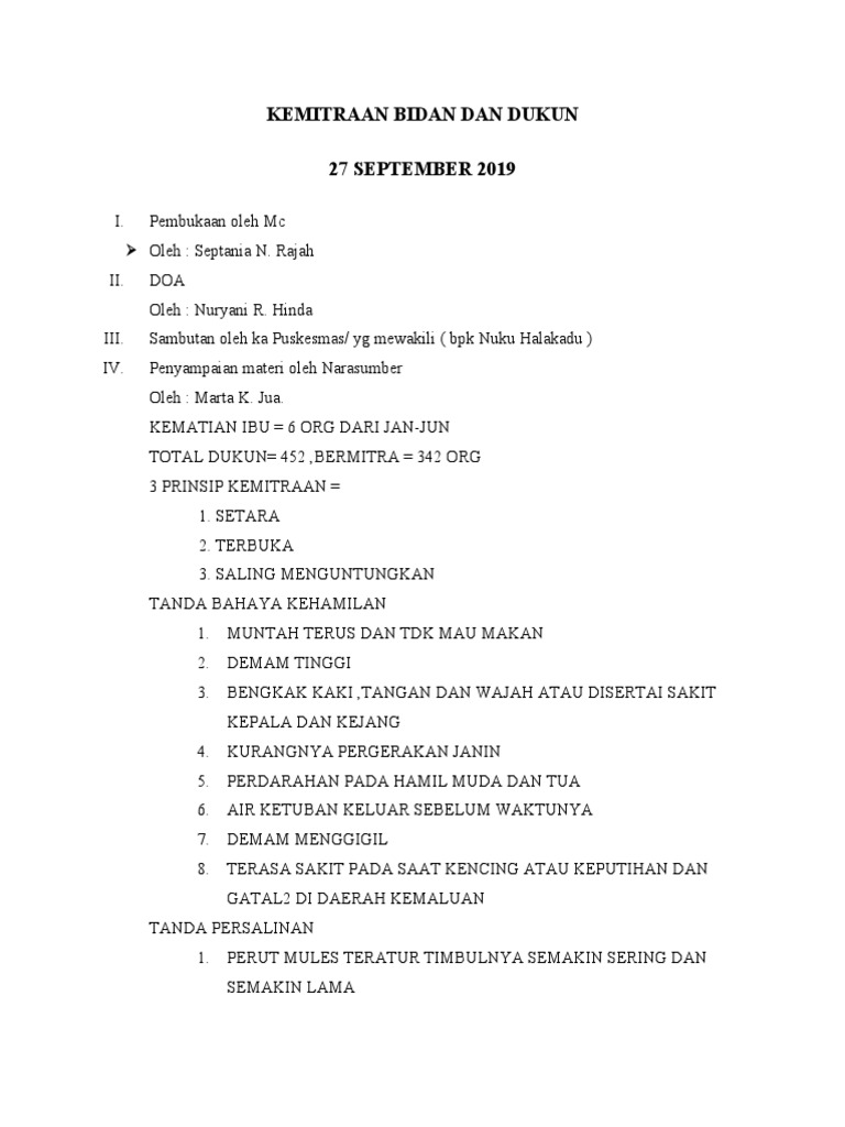 Kemitraan Bidan Dan Dukun | PDF Kemitraan Bidan Dan Dukun | PDF