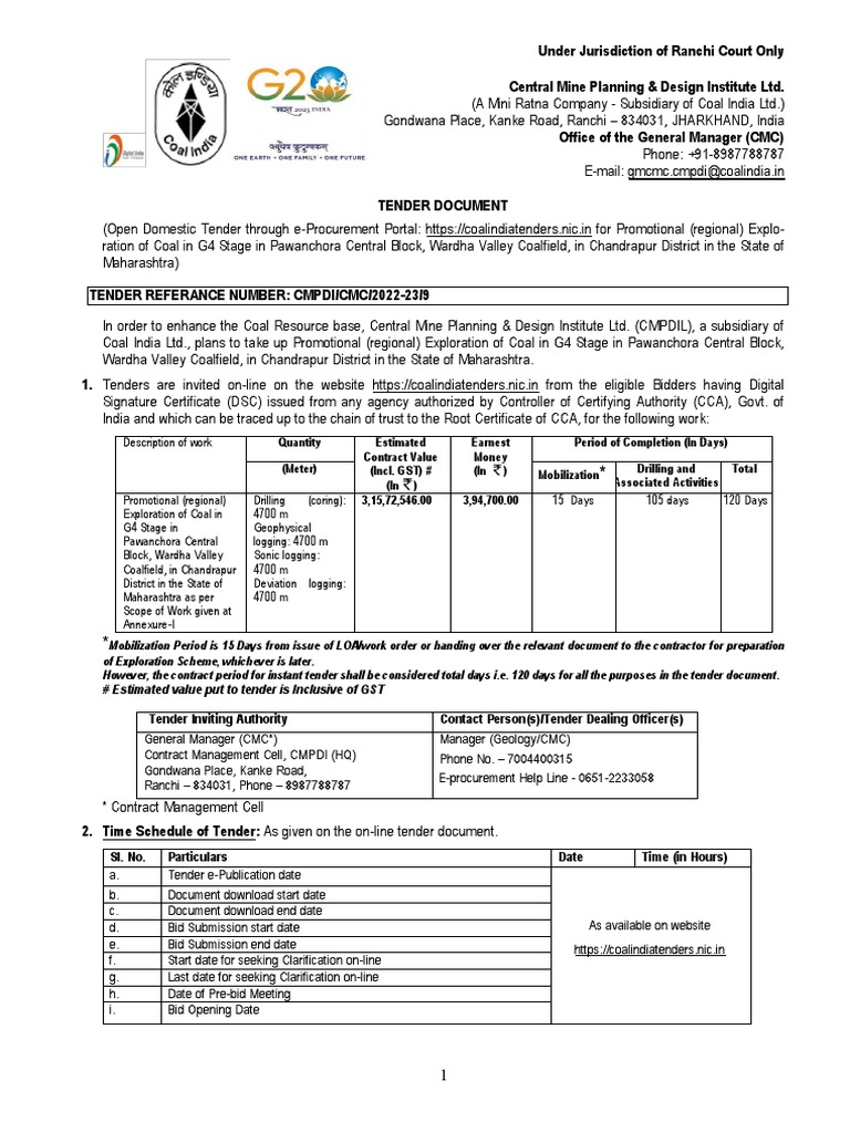 Tender Document | PDF | Value Added Tax | Joint Venture
