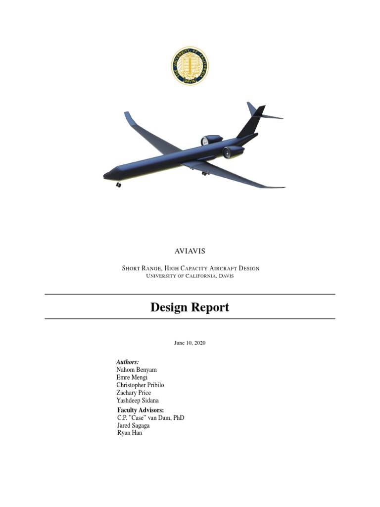 AVIAVIS Short Range High Capacity Transport Aircraft Design | PDF ...