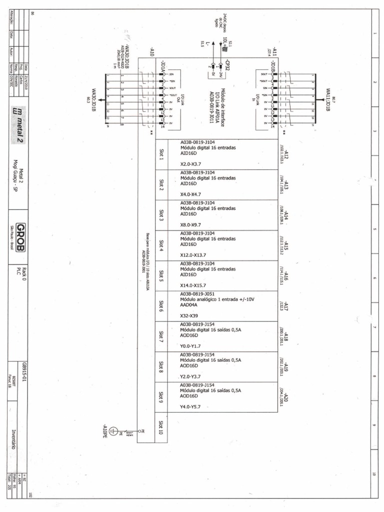 Spindle Grob 1 Esquema Ligação | PDF