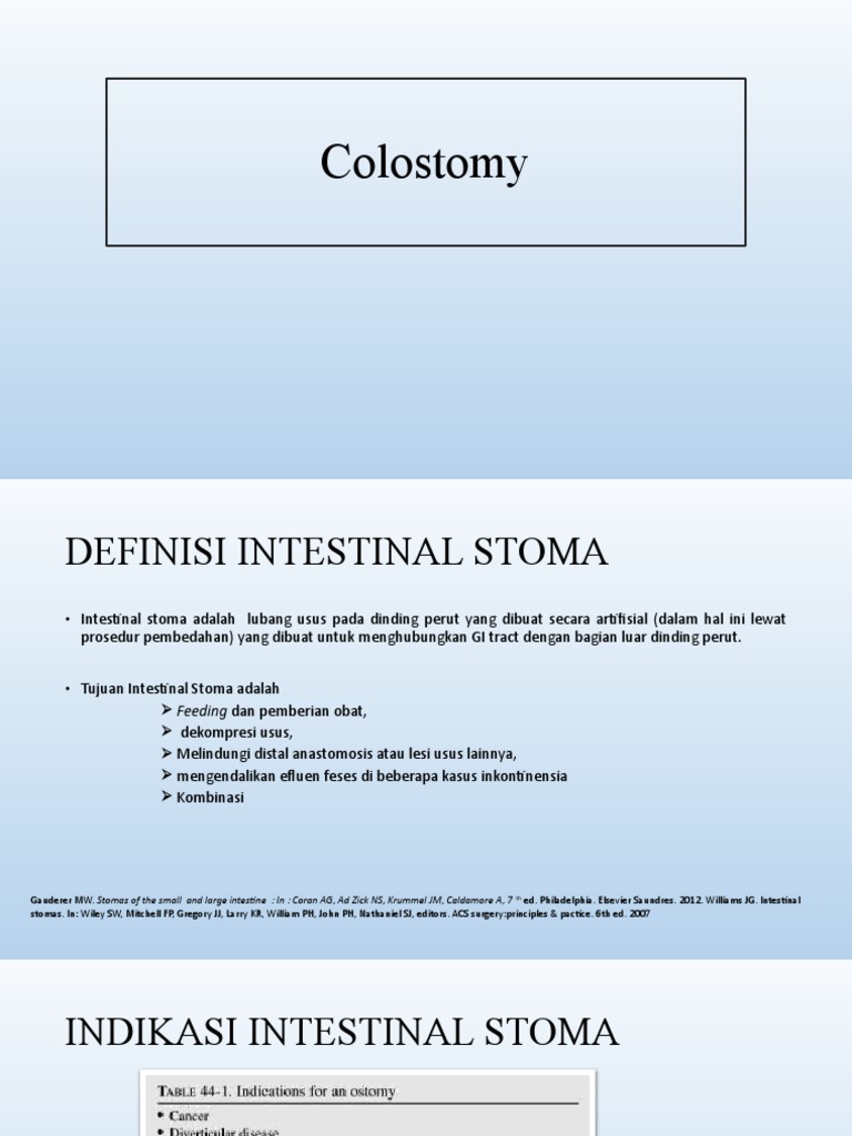 Colostomy | PDF