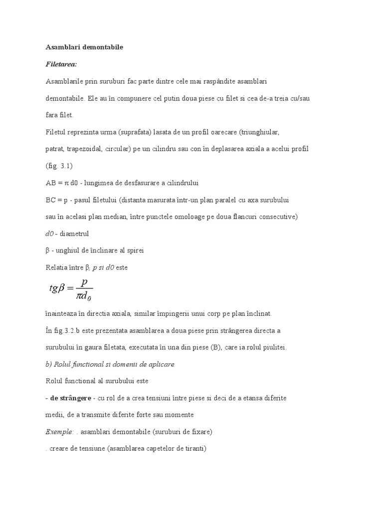 Asamblari Demontabile | PDF