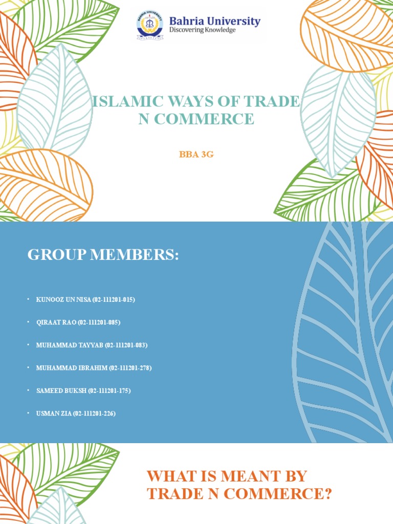 Islamic Principles of Trade and Commerce | PDF | Muhammad | Economies