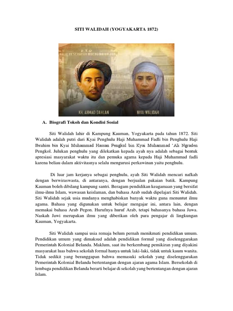 Siti Walidah | PDF