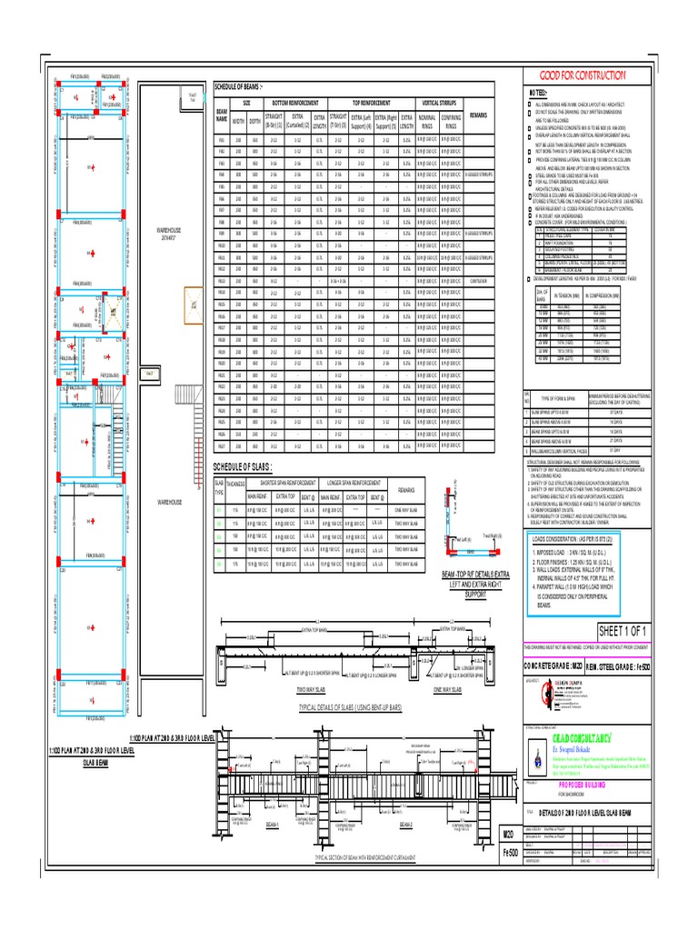 Showroom - 2021-RC-03-FIRST FLOOR DRG - R0-31.05.2022-Model1 | Download Free PDF | Beam ...