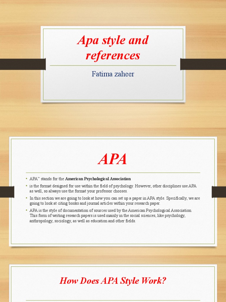 Apa Style and Refrences-2 | PDF | Citation | Apa Style