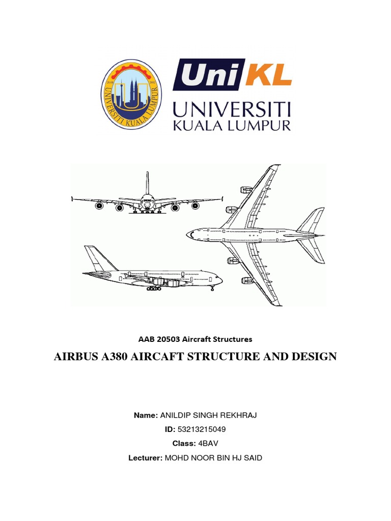 Airbus A380 Structure & Design | PDF | Landing Gear | Aerospace