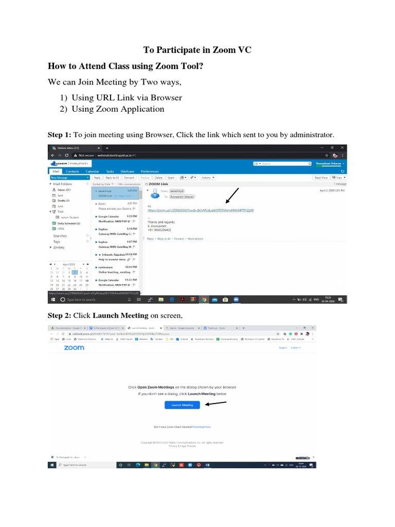 How to Join Zoom Classes: Step-by-Step Guide | PDF